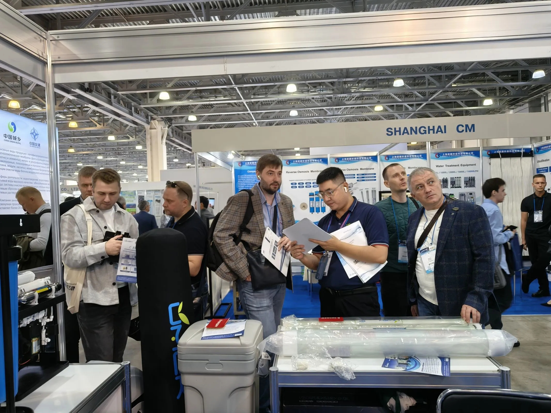 The First Day of EcwaTech Exhibition - Amanda Water Tech Inc.