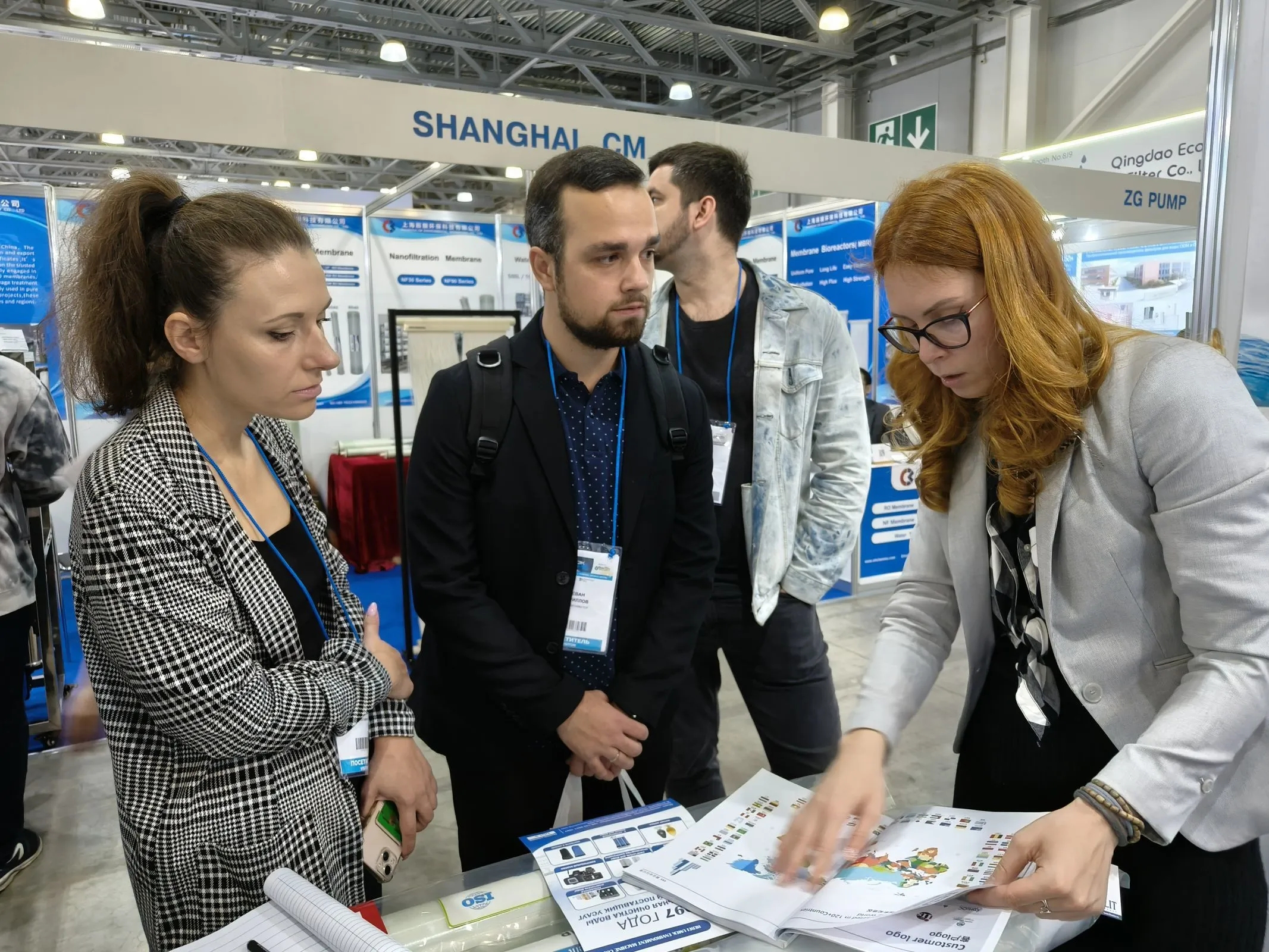 The First Day of EcwaTech Exhibition - Amanda Water Tech Inc.