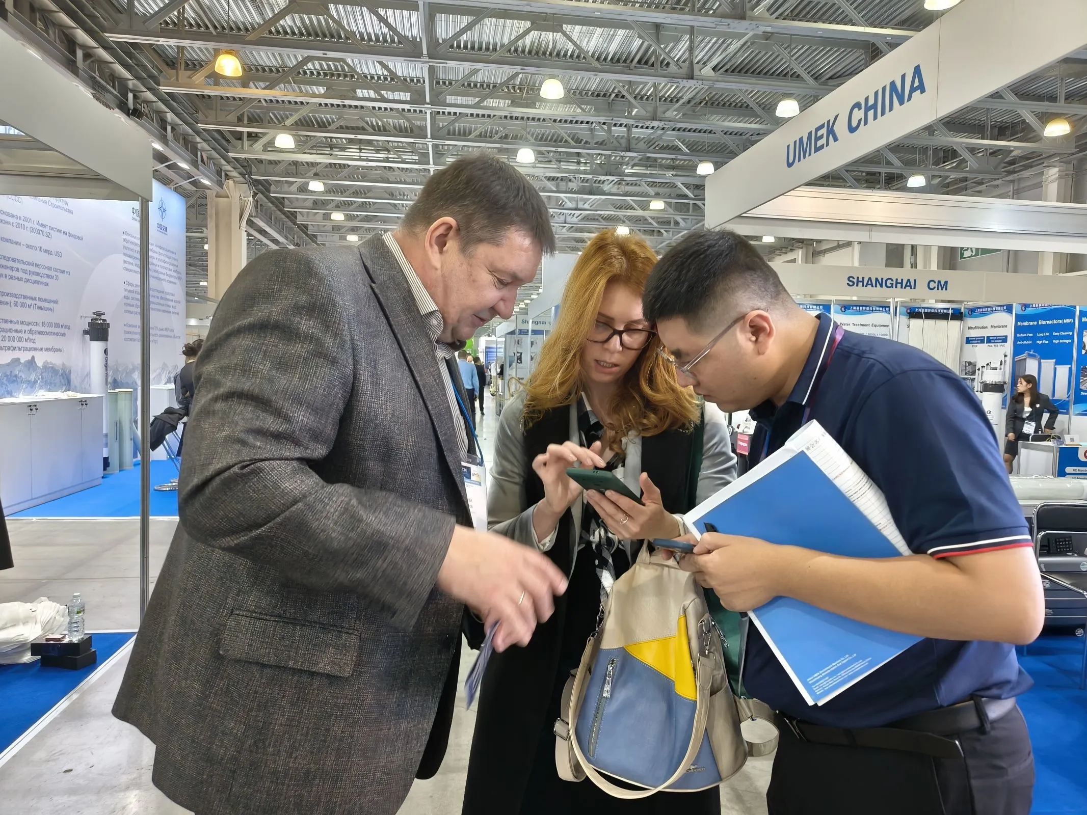 The First Day of EcwaTech Exhibition - Amanda Water Tech Inc.